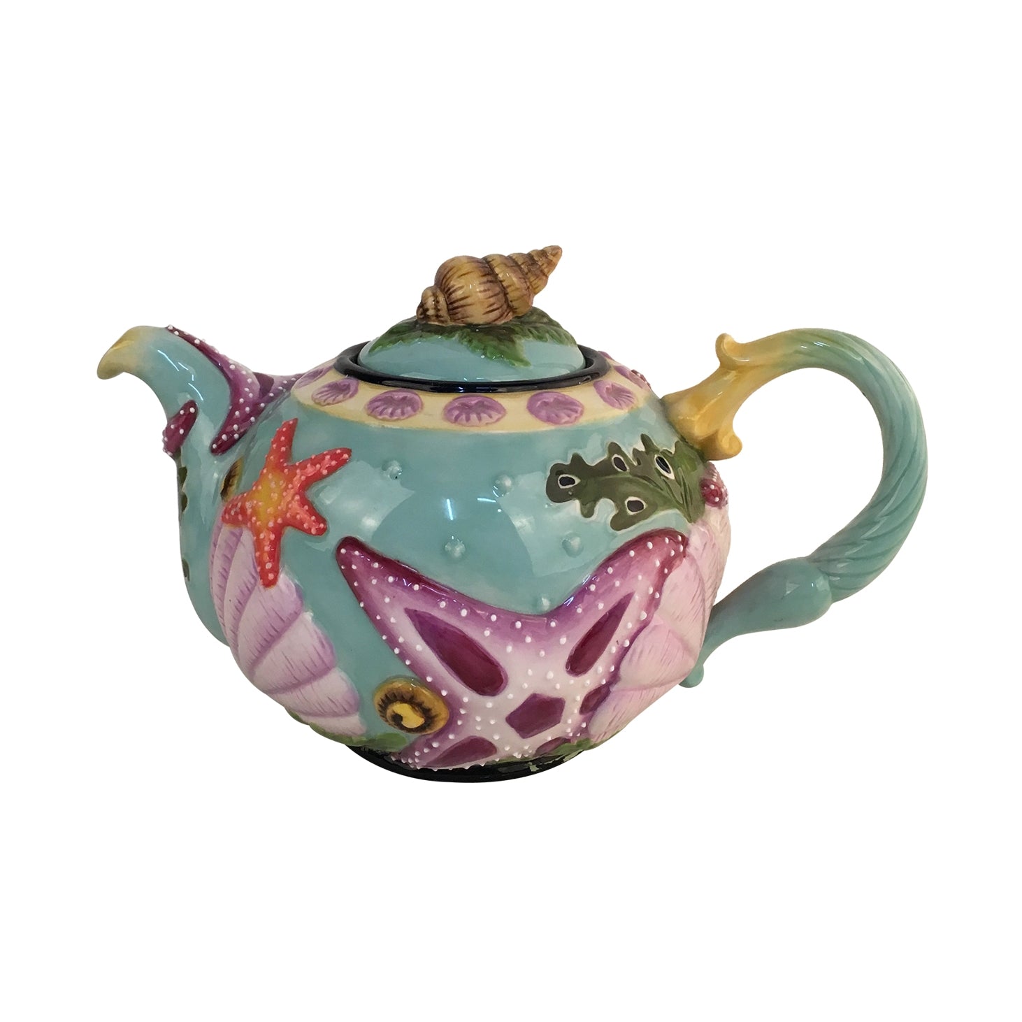 Star Fish Teapot ~ Handmade – Art with a Happy Heart
